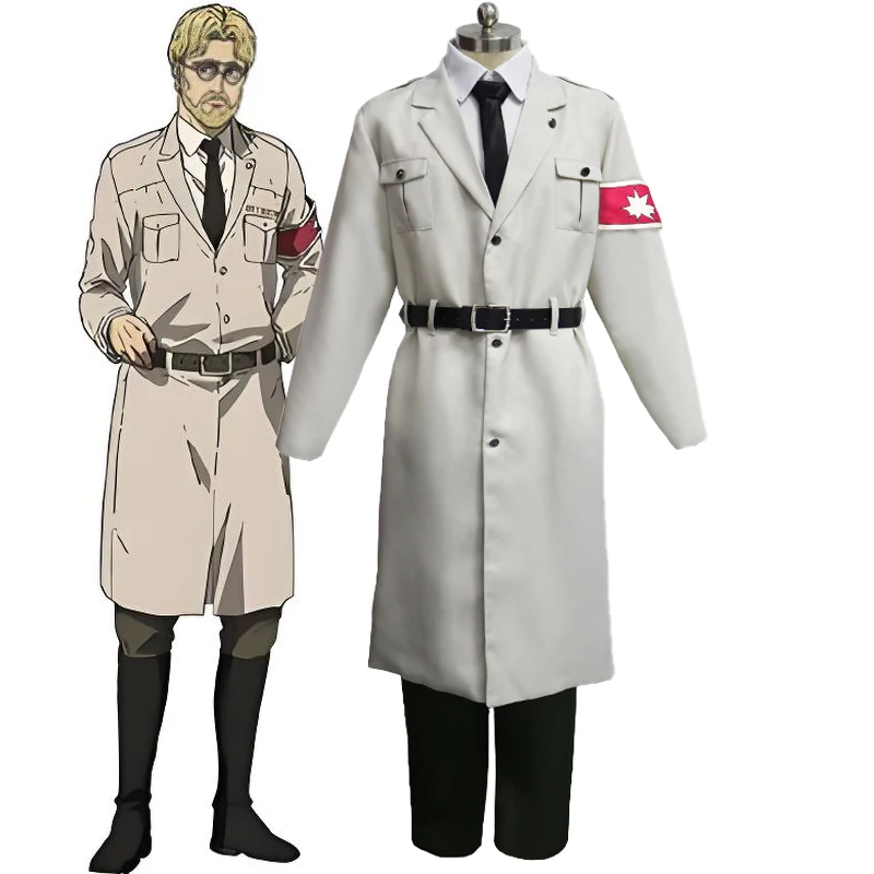 Attack on Titan Cosplay Marley Military Officer Scout Regiment Uniform ...