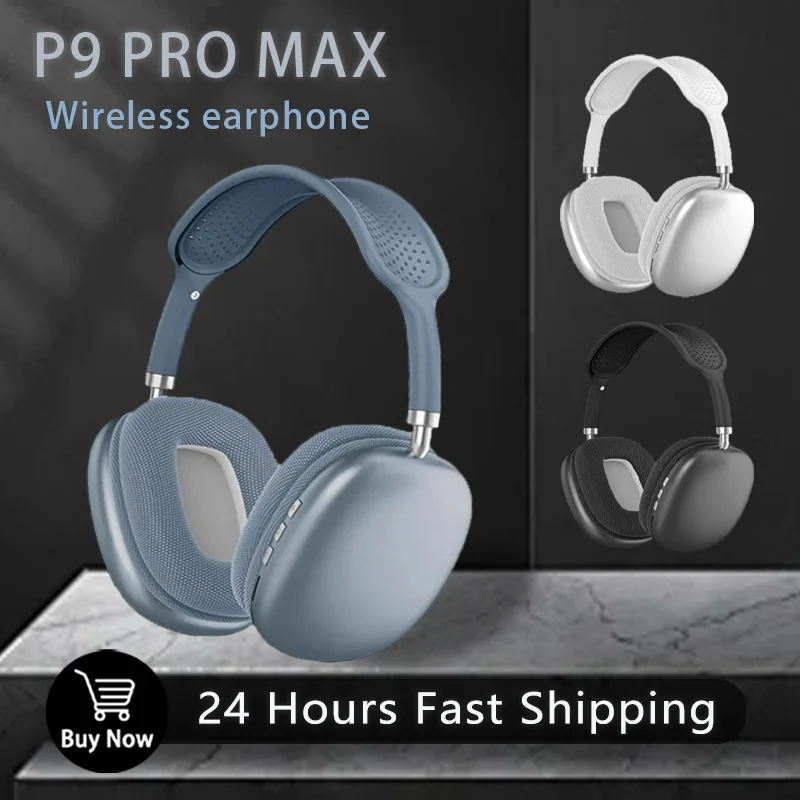 P9-Pro-Max-Fones-de-ouvido-sem-fio-Bluetooth-com-microfone-fones-de ...