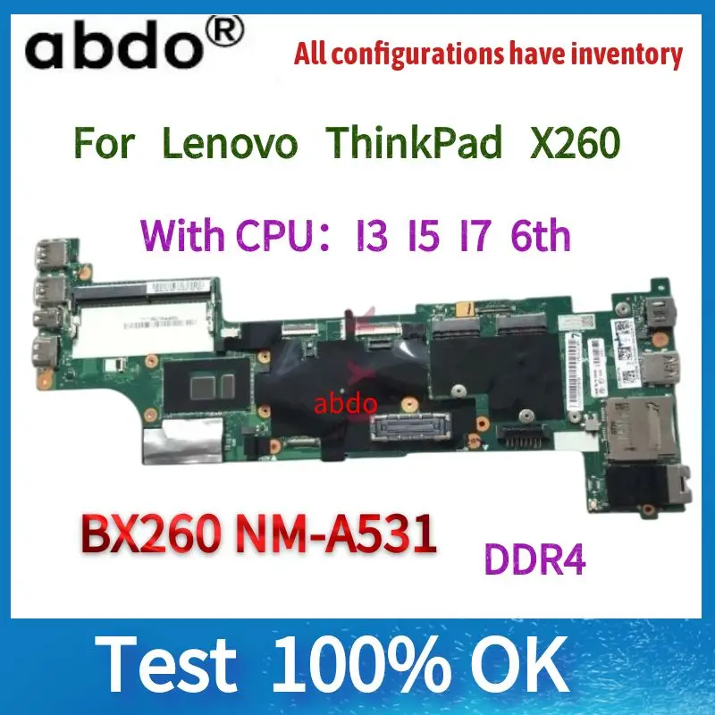 X260-Mainboard-For-Lenovo-ThinkPad-X260-Laptop-Motherboard-With-I3-I5 ...