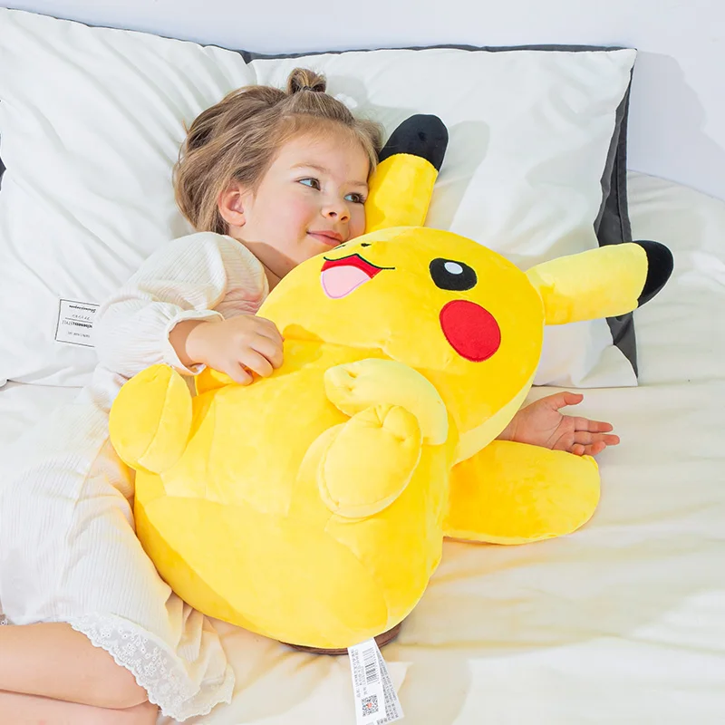 Juguete-de-Peluche-Kawaii-de-gran-tama-o-de-Pok-mon-Pikachu-almohada ...