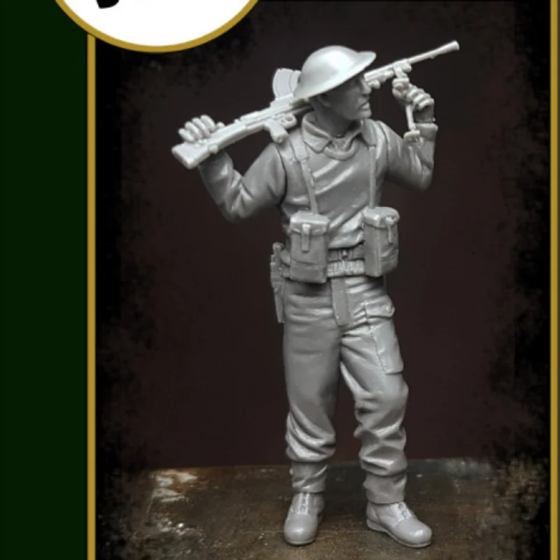 1-35-Scale-Resin-Figure-Assembly-Model-WWII-British-Army-Gunner-Soldier ...