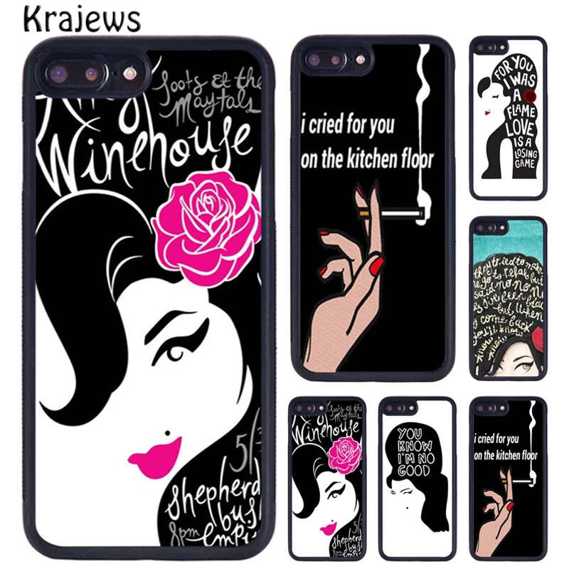 Krajews-Amy-Winehouse-Quotes-Phone-Cases-For-iPhone-16-15-14-X-XR-XS-11 ...