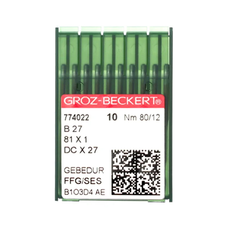 100-PCS-Overlock-Sewing-Machine-Needles-GROZ-BECKERT-DCX27-B27-81X1-DCX1-GEBEDUR-Heat-Proof ...