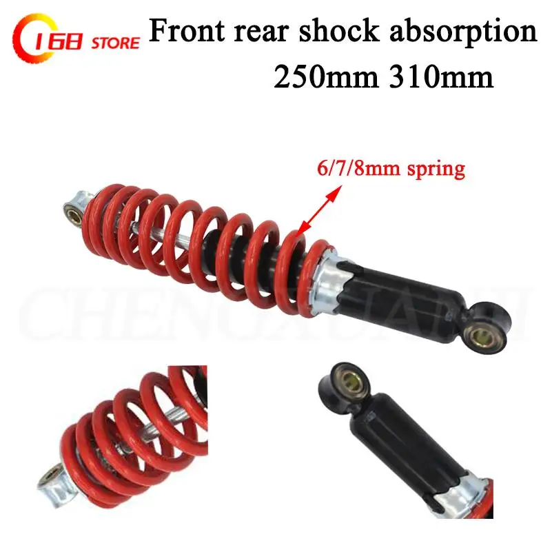 250/310MM Front rear Shock Absorber Chain Rear Sprocket Cog Parts for ...