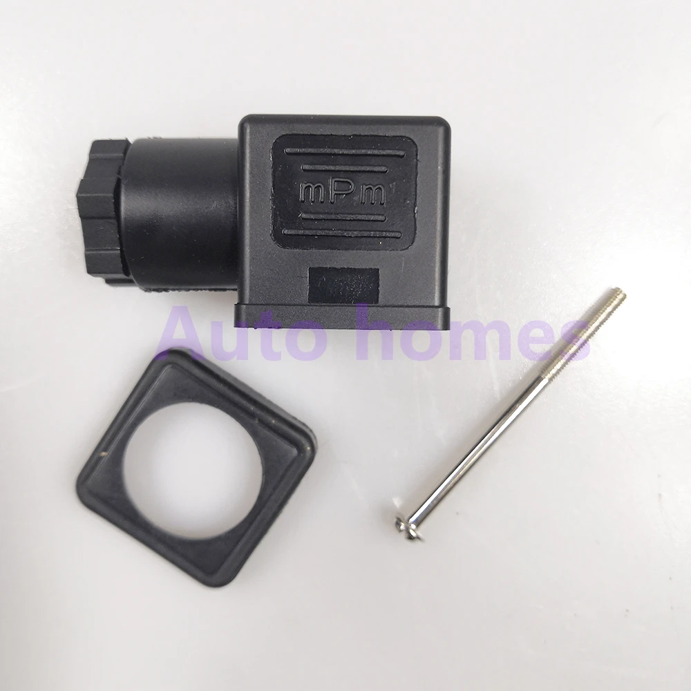 Mpm Solenoid Plug Coil Connector Dc12/24 Ac110v/220 Ac380 Universal ...
