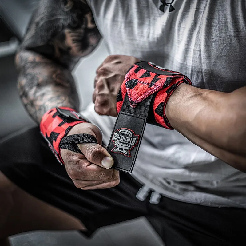 Levantamento-De-Peso-Wrist-Wraps-Muscula-o-Fitness-Training-gin-sio-Correias-De-Pulso-Polegar ...