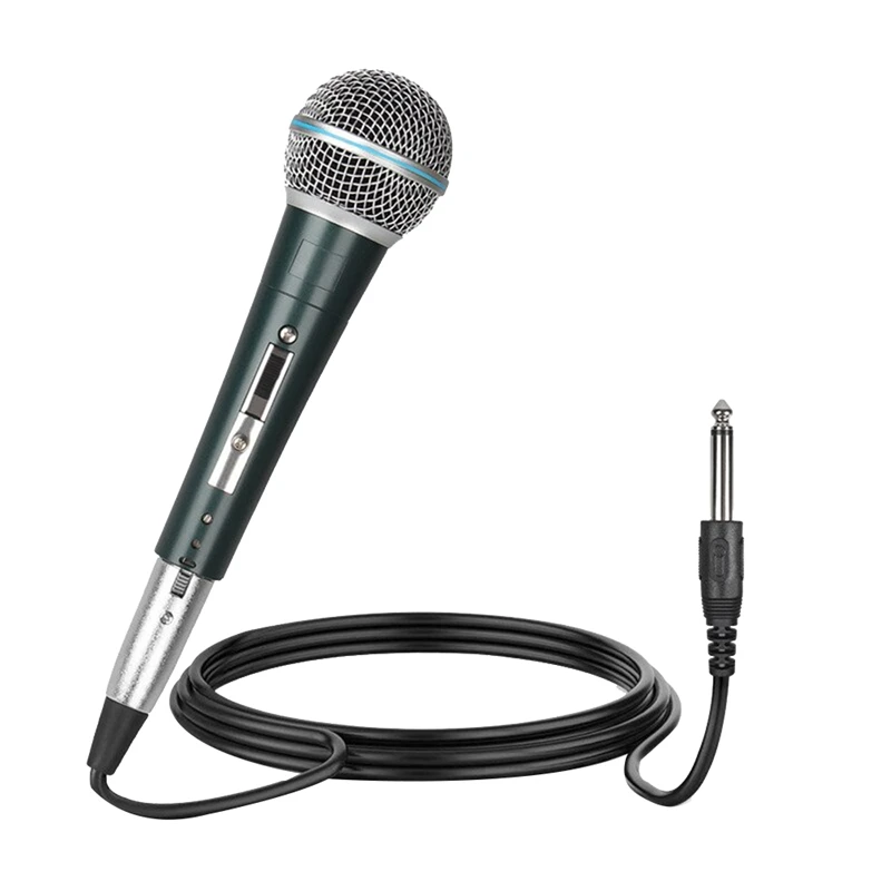Professional-Handheld-Wired-Microfone-For-Karaoke-Live-Vocal ...