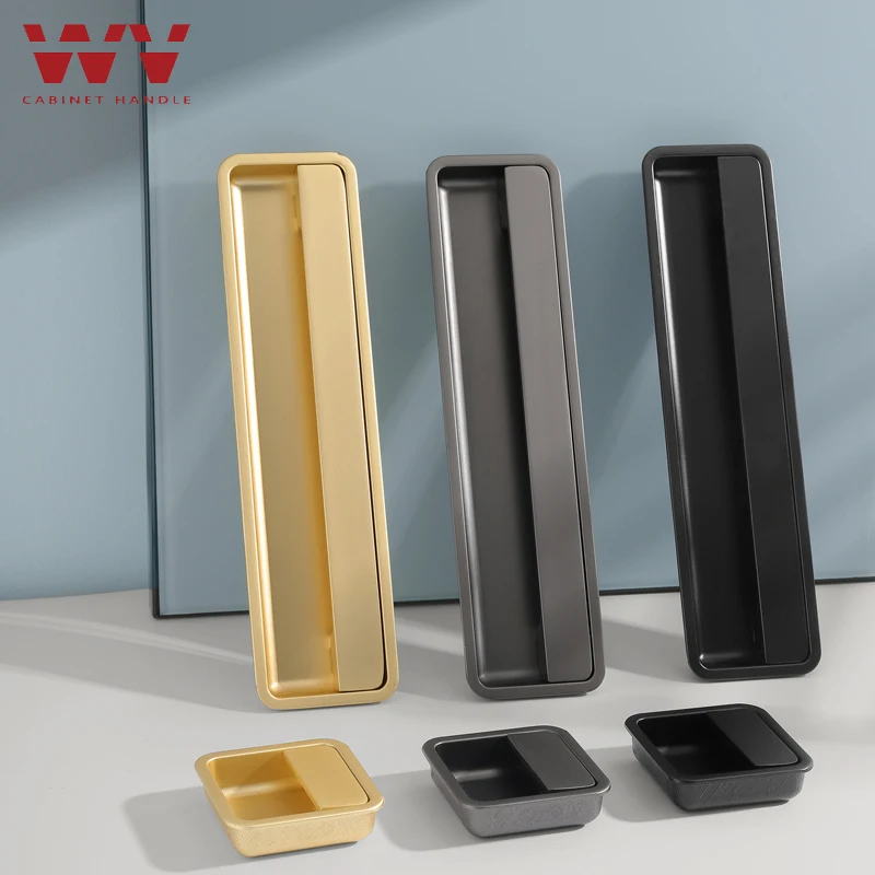 WV-Hidden-Handle-Black-Gold-Embedded-Handle-Zinc-Alloy-Door-Invisible ...