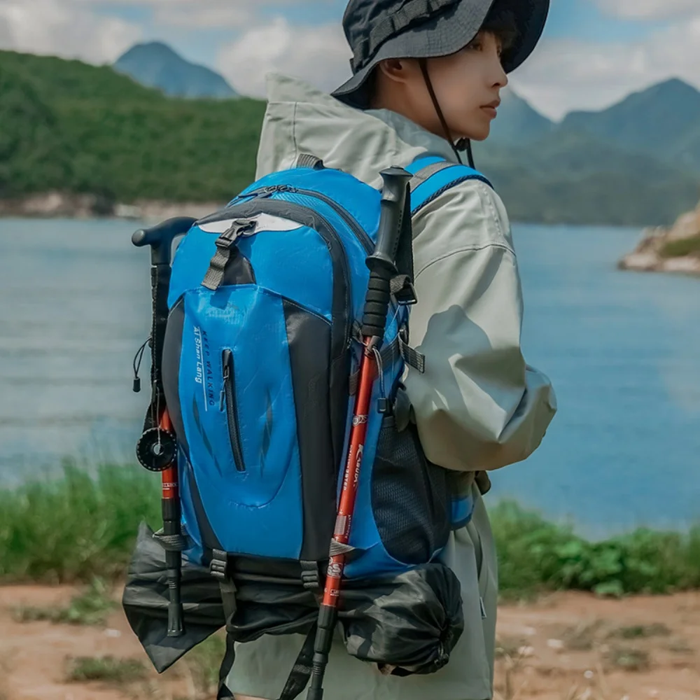 40l Backpack Breathable Travel Hiking Bag Mountaineering Backpack Tear ...