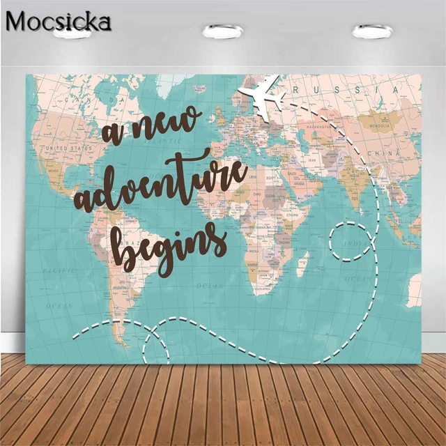 Travel Map Background