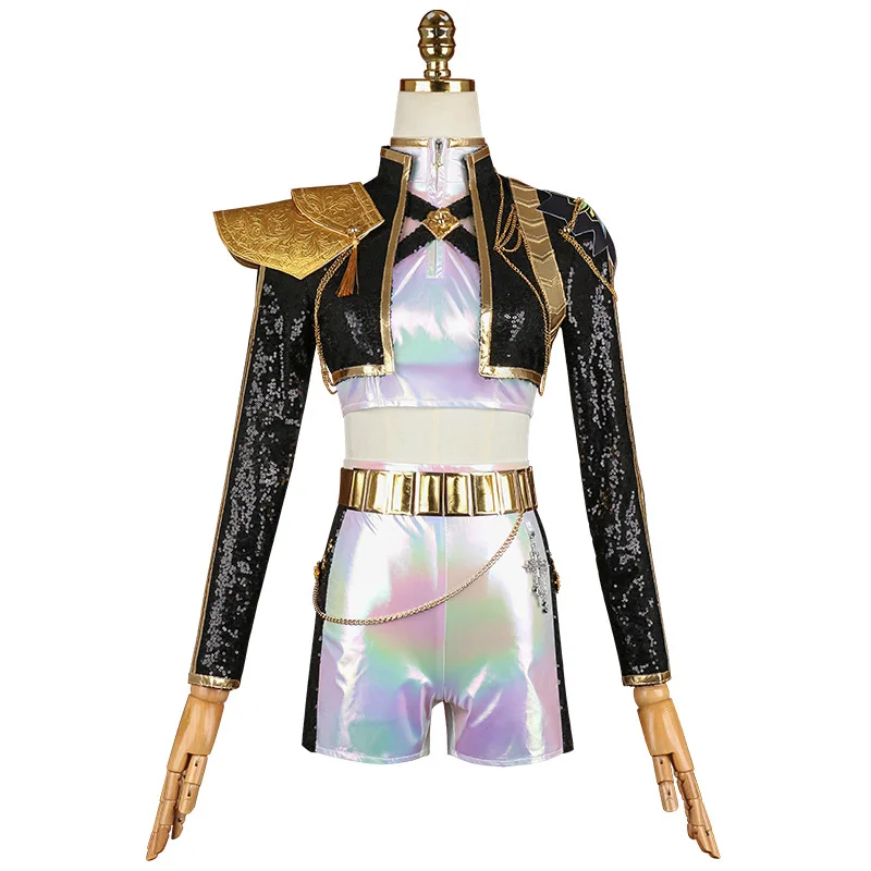 In Stock Rumi Kpop Demon Hunters Cosplay Costume Kpop Zoey Golden ...