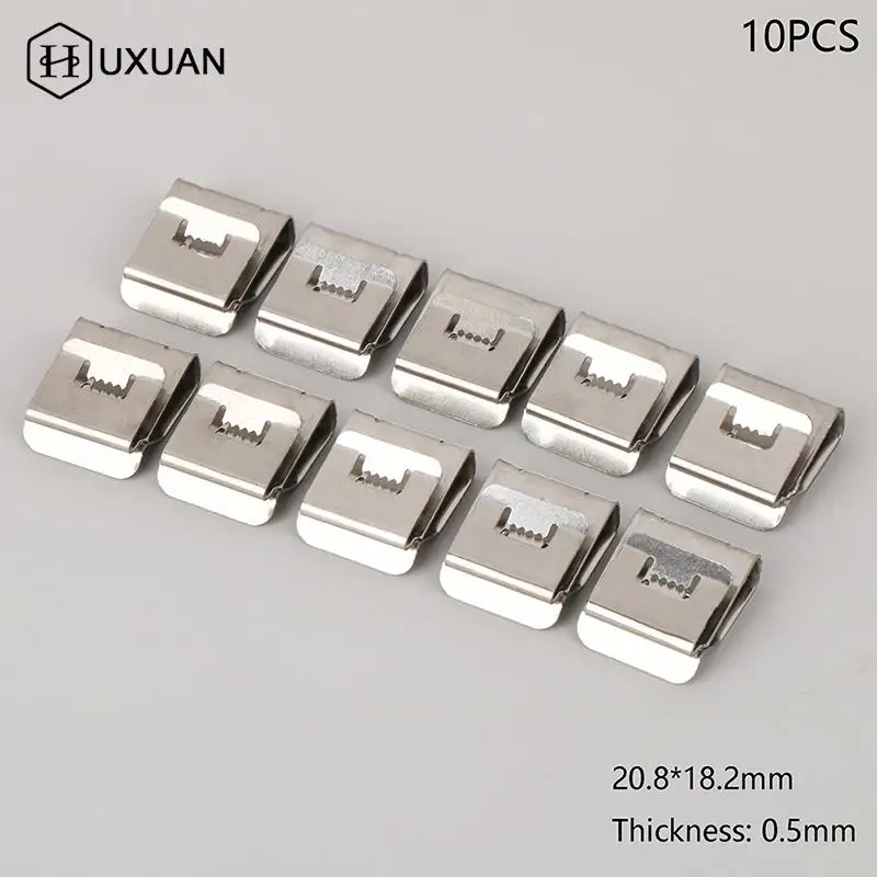 10pcs Solar Panel Cable Clips Stainless Steel PV Wire Clip Locking ...