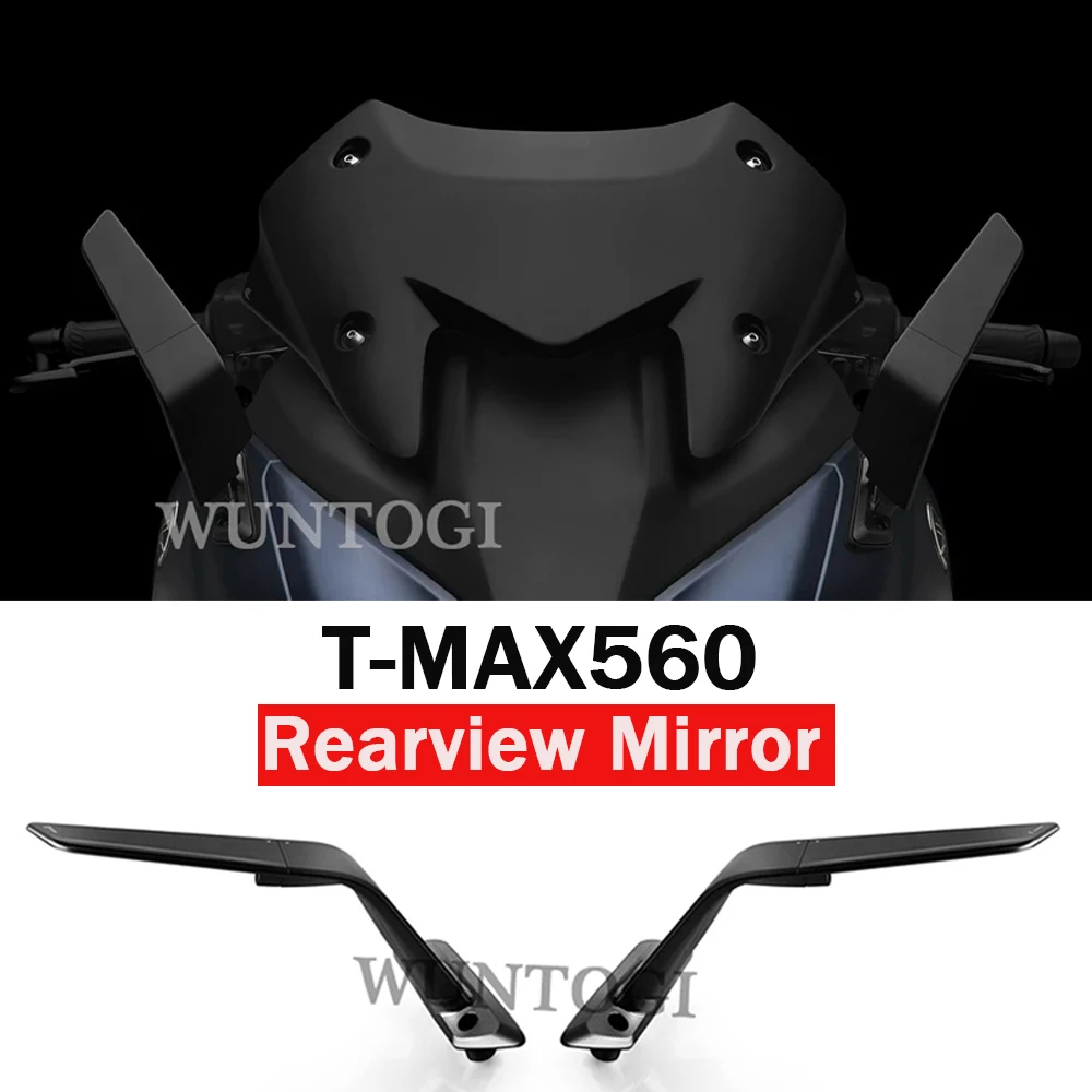 For-Yamaha-T-MAX-560-TMAX-560-2022-2023-Motorcycle-Wing-Mirrors-Stealth ...