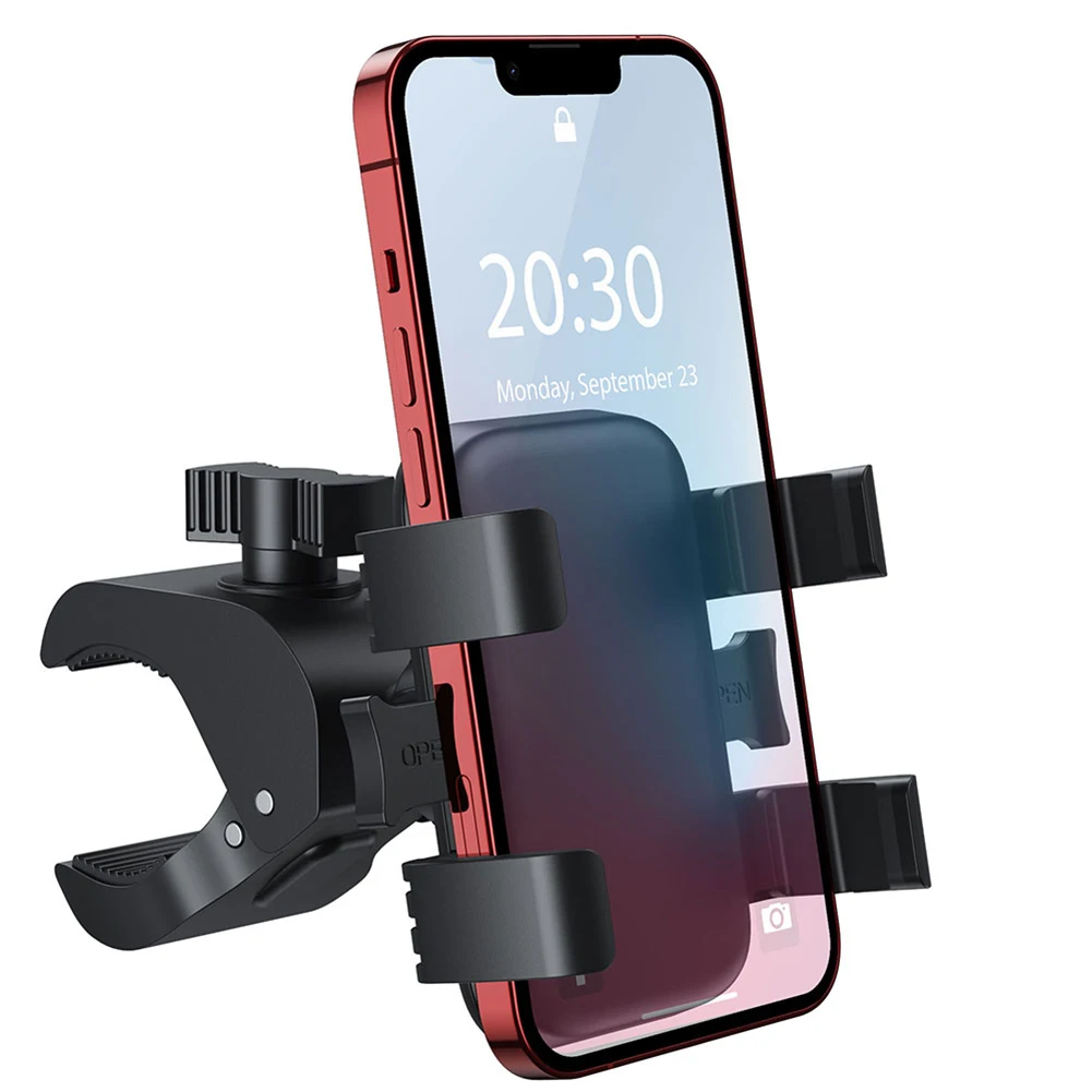 Universal-Cell-Phone-Clamp-Motorcycle-Bicycle-Phone-Holder-Handlebar ...