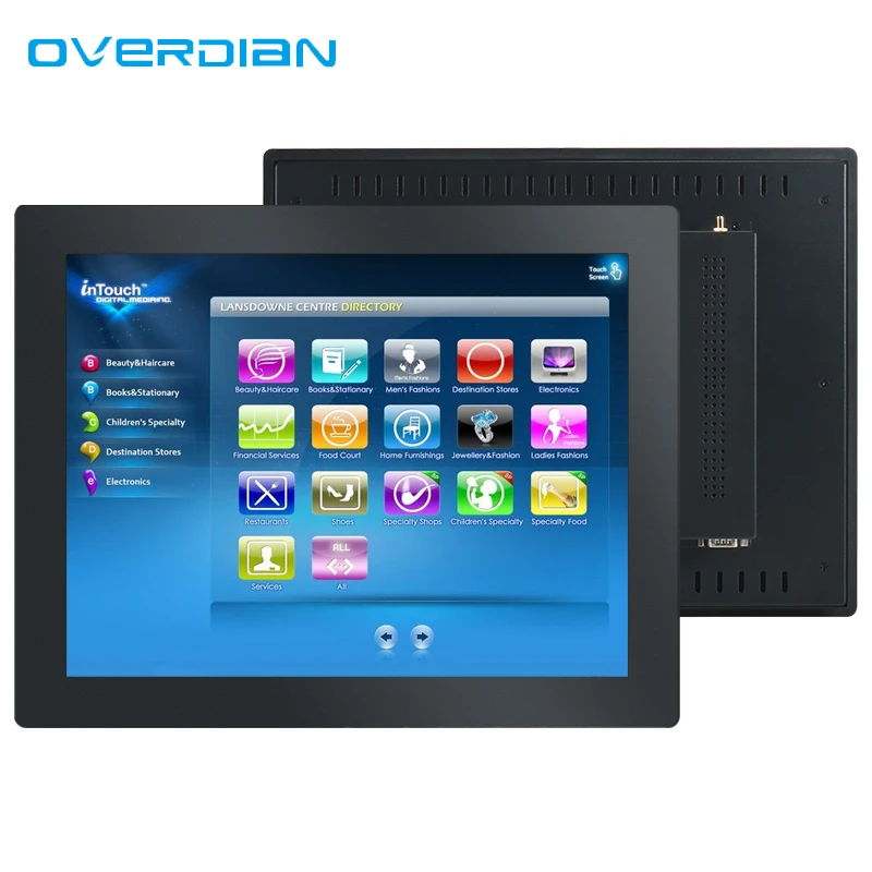 12.1" 15 Inch 1400*1050 Non Touch Screen Android Embedded Industrial ...