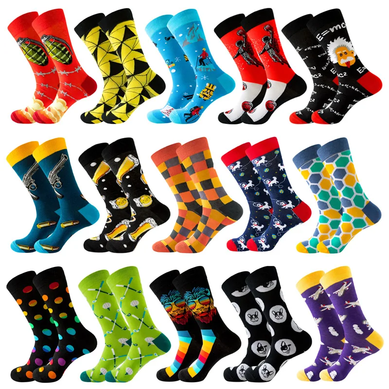 Funny Men's Socks | Cotton Socks | Happy Socks - High Quality Combed ...