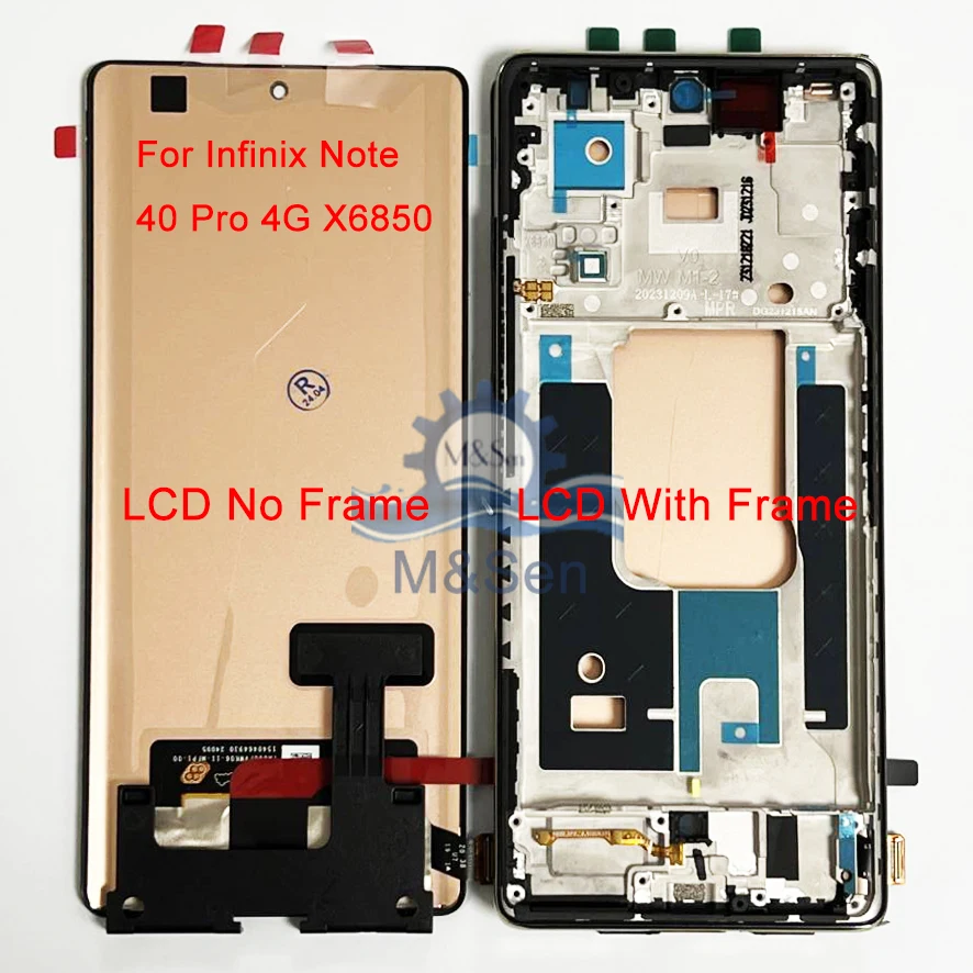 Orijinal-AMOLED-Infinix-Not-40-4G-X6853-LCD-Not-40-Pro-4G-X6850-5G ...