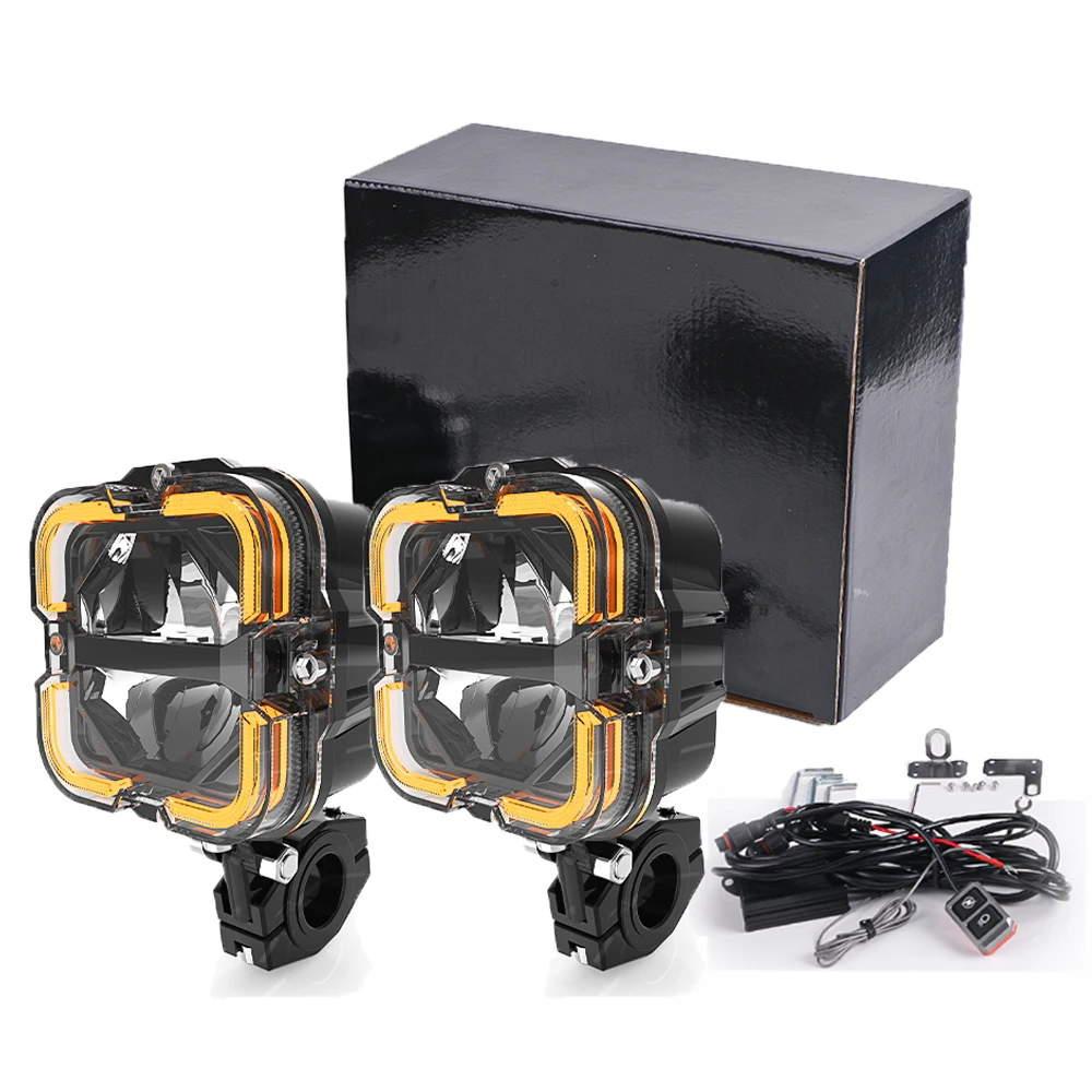 Super Bright LED Auxiliary Light Fog Lamp for BMW R1200GS F800GS F700GS ...
