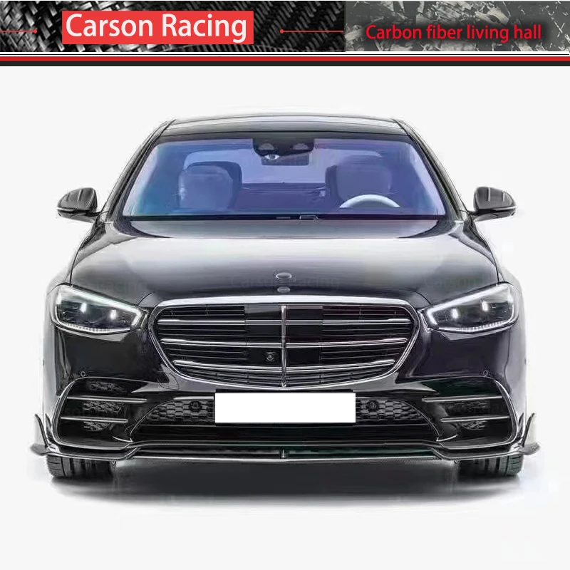 For-Benz-S-Class-W223-S400-S450-S500-S580-2021-2023-Real-Carbon-Fiber ...