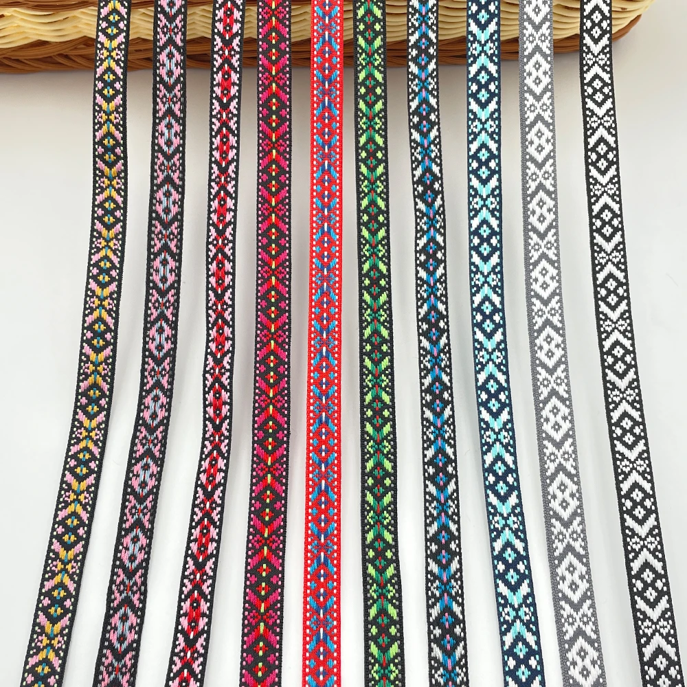 Webbing-Polyester-pattern-Ethnic-Jacquard-DIY-Sewing-Ribbon-Garment-Bag ...