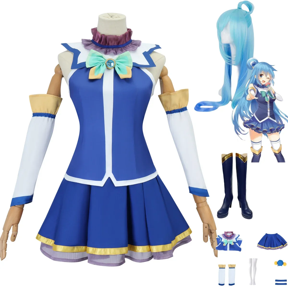 Anime-Konosuba-God-S-Blessing-on-This-Wonderful-World-Aqua-Cosplay ...