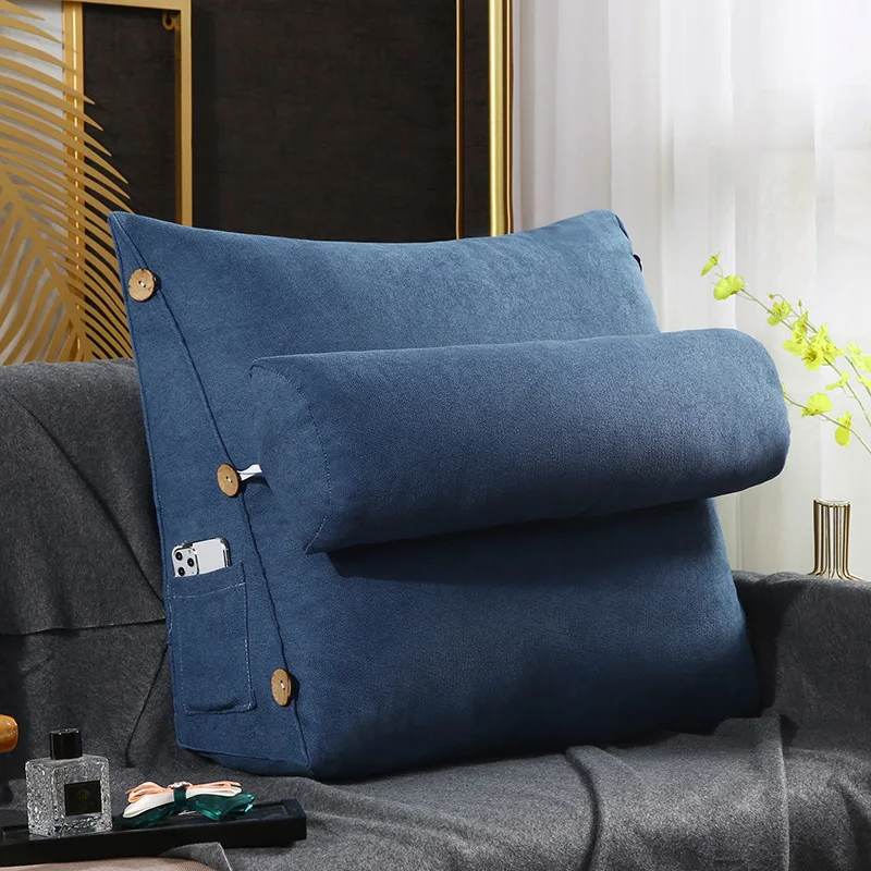 Cabecero-coj-n-triangular-respaldo-de-sof-desmontable-almohada-Lumbar ...