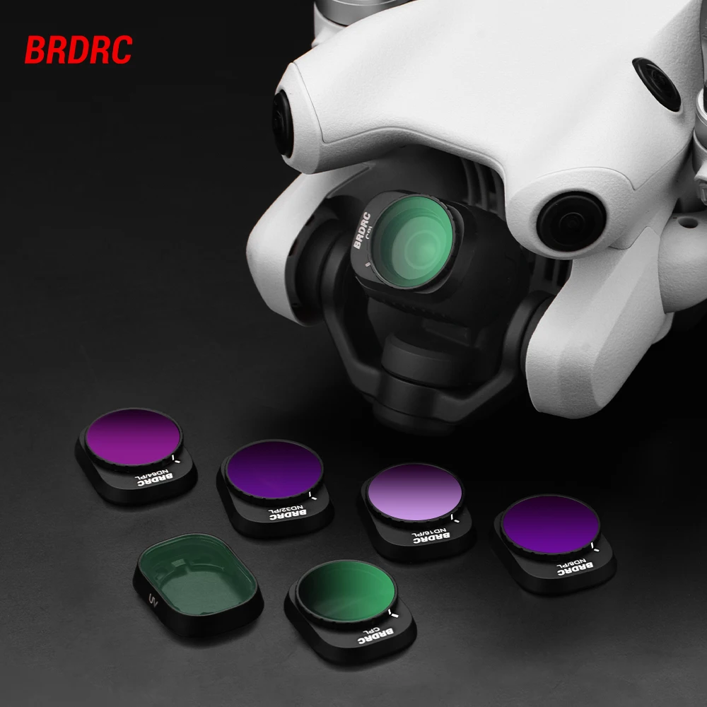 BRDRC-Lens-Filter-Set-for-DJI-Mini-4-Pro-Drone-Carmer-Lens-Filters-UV ...