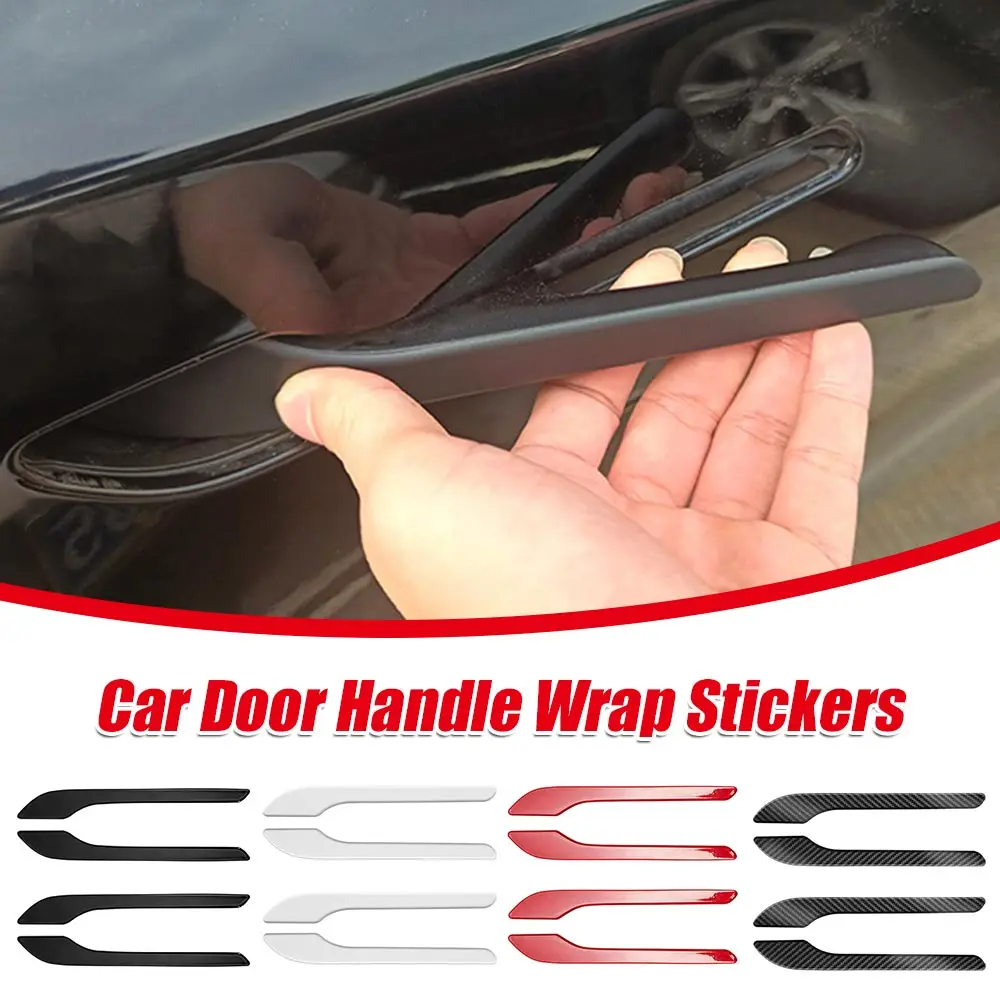 4Pcs-Car-Door-Handle-Wrap-Decoration-Stickers-ABS-Plastic-Car-Door ...
