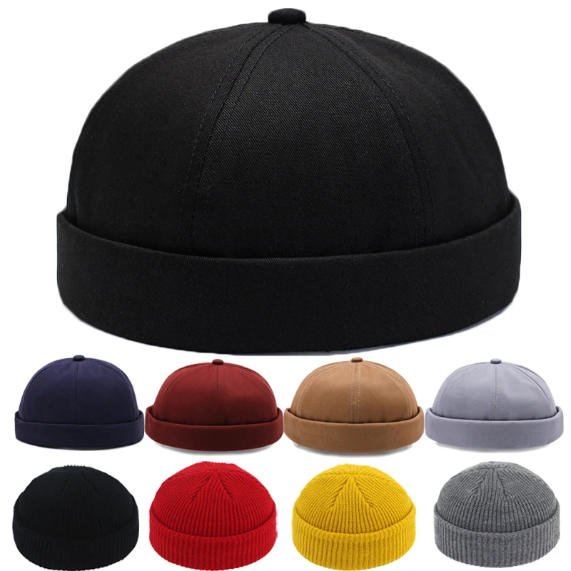 Multipurpose-Beanie-Artist-Hip-Hop-Fashion-Cotton-Brimless-Skullies-Cap ...
