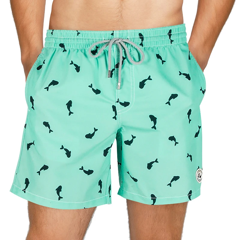 Surfcuz Men's Beach Shorts Surfing Boardshorts With Mesh Lining Mens ...
