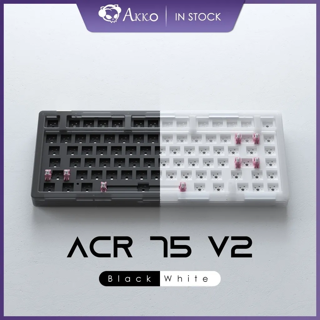 Akko-ACR75-V2-DIY-Kit-RGB-Wired-Barebone-Mechanical-Keyboard-Hot ...