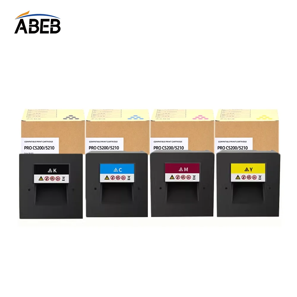 4PCS C5200 Toner Cartridge For Ricoh Pro C5200 C5210 C5200s C5210s ...
