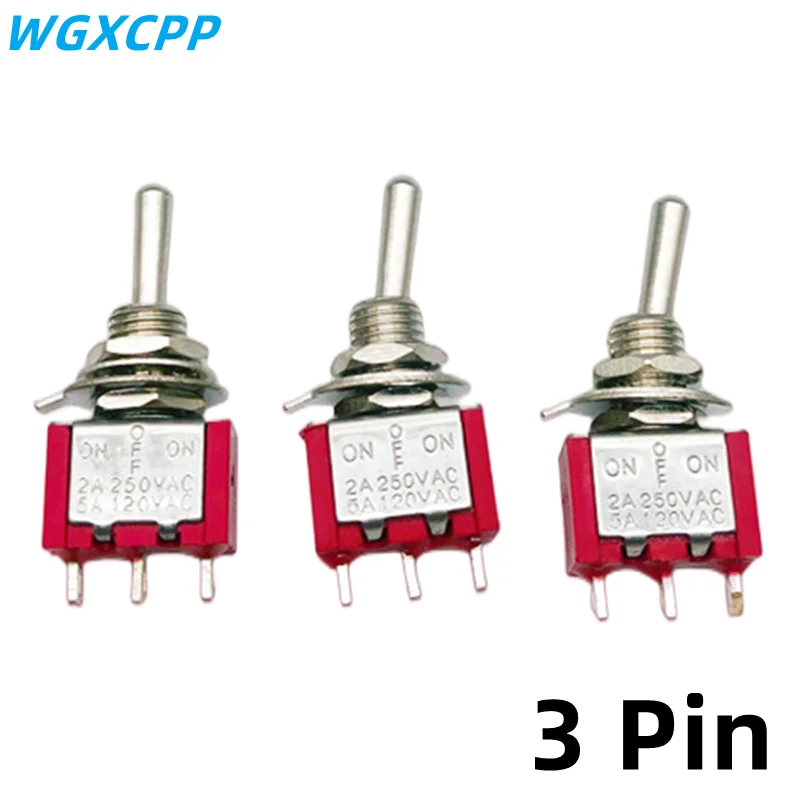 5-10-PCS-Toggle-Switches-Red-Mini-3Pin-6mm-2-3-Position-Self-Resetting ...