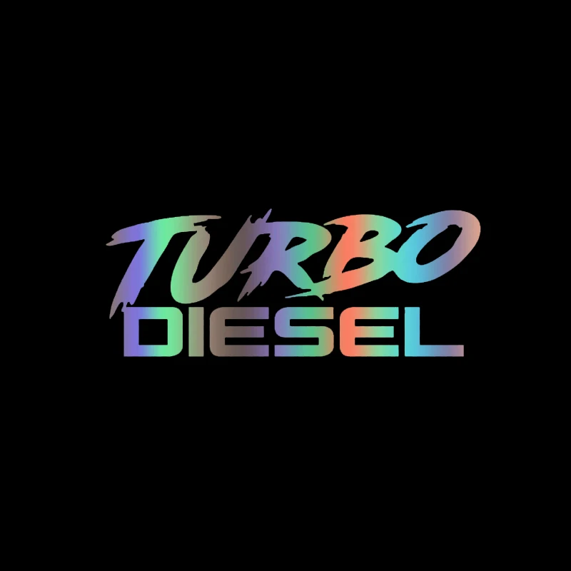 Fashion TURBO DIESEL Car Sticker Body Trunk Fuel Tank Cap Sticker ...
