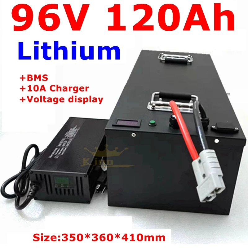 powerful-96V-120Ah-Lithium-ion-battery-pack-with-BMS-26S-for-motorcycle ...