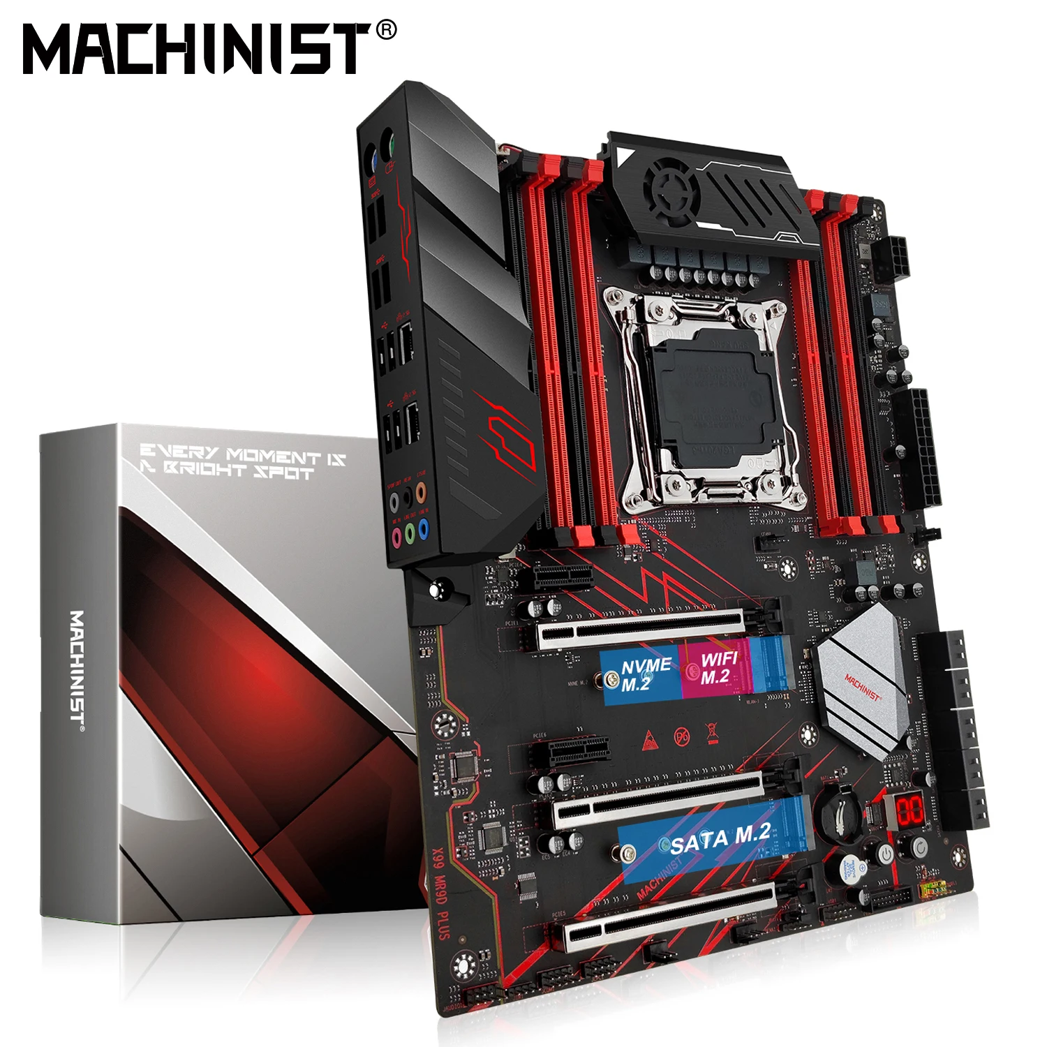 Machinist X99 Motherboard Support Intel Xeon E5 2699 V3 2697 V4 Cpu