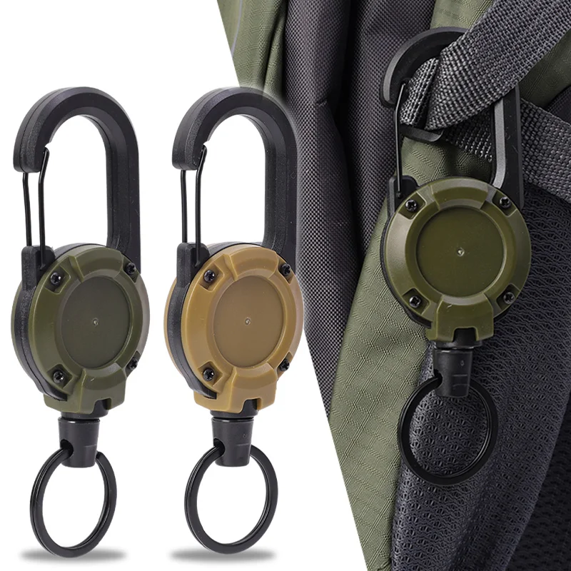 Carabiner-Heavy-Duty-Retractable-Pull-Reel-Key-Chains-Buckle-Spring ...