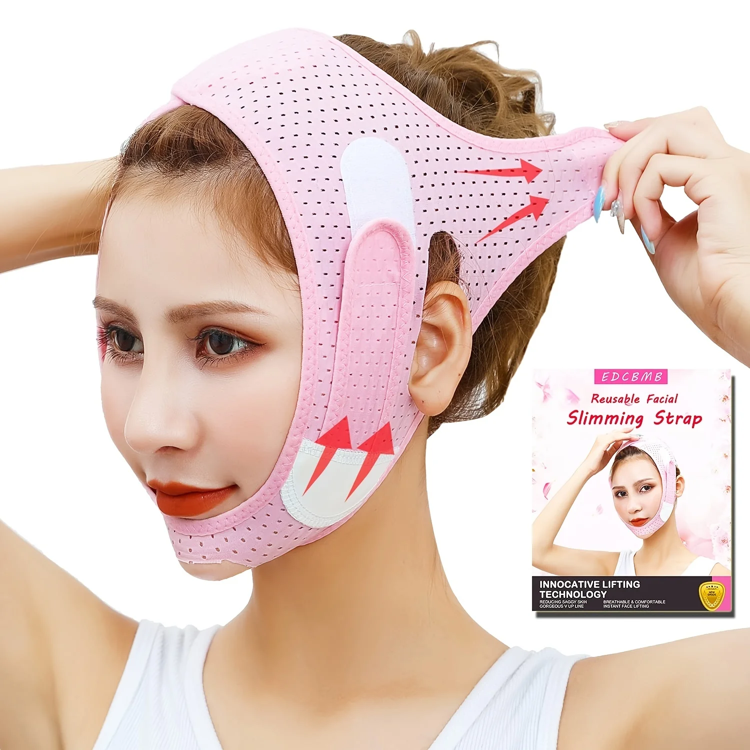 Double Chin Reducer, Face Slimming Strap, V Shaped Mask Eliminator ...