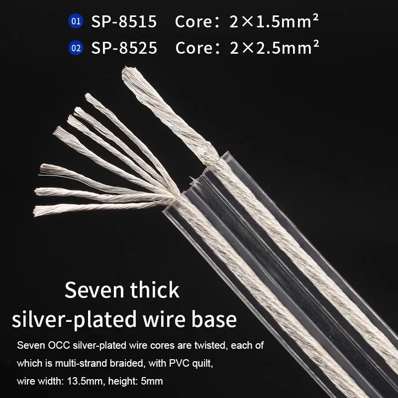 DIY-OCC-Silver-Plated-HiFi-Speaker-Cable-High-performance-Speakon ...