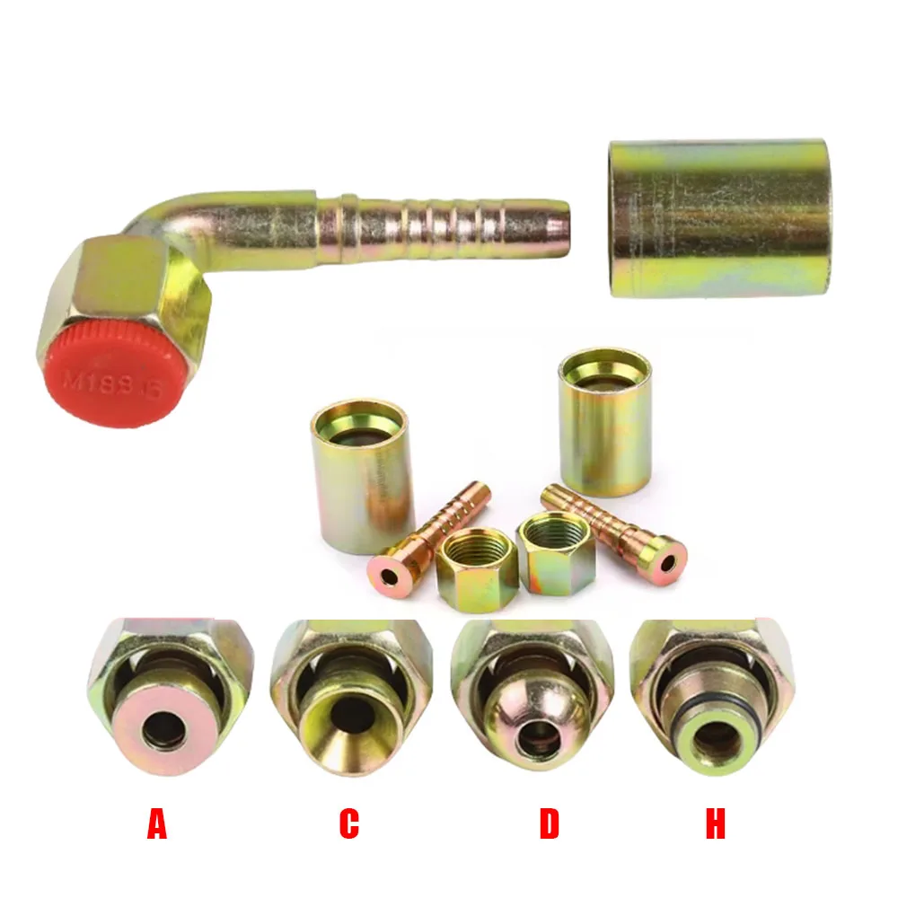 1set Hydraulic Hose Connector Joint Metric M10-M24 to Pipe 6mm-10mm ...