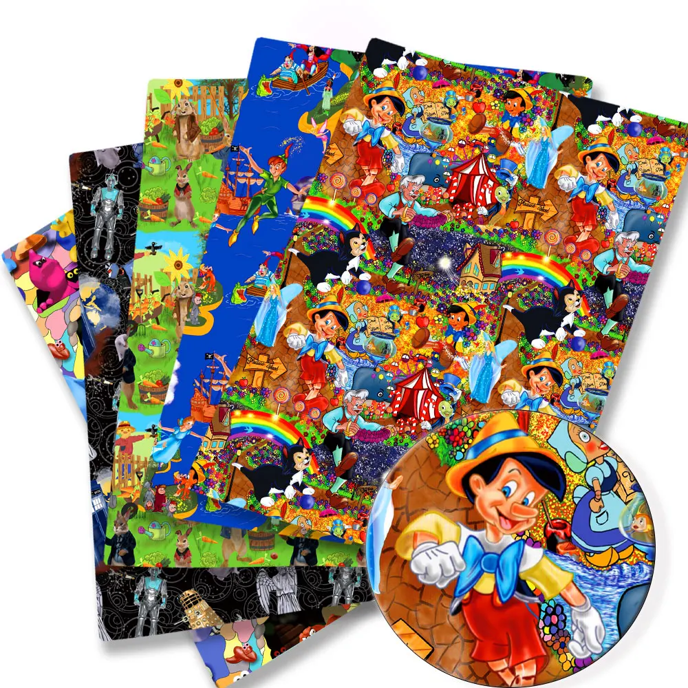 disney fabric 140x50CM Cartoon Polyester cotton fabric Patchwork Tissue ...