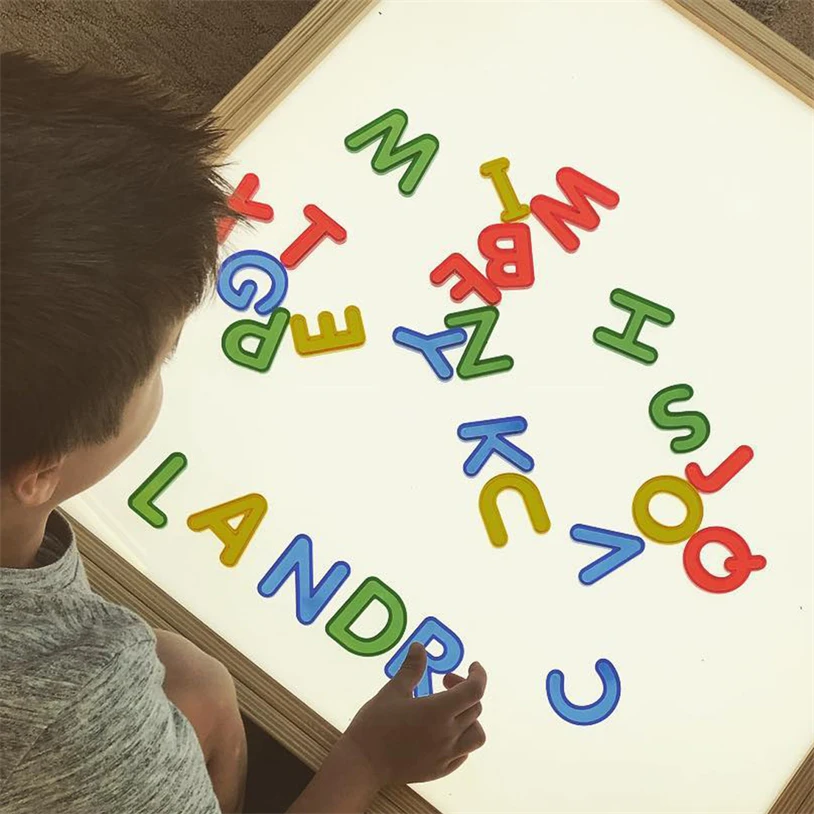 Montessori Letters Light Table Toys Letters And Numbers Toys For 3 Year 
