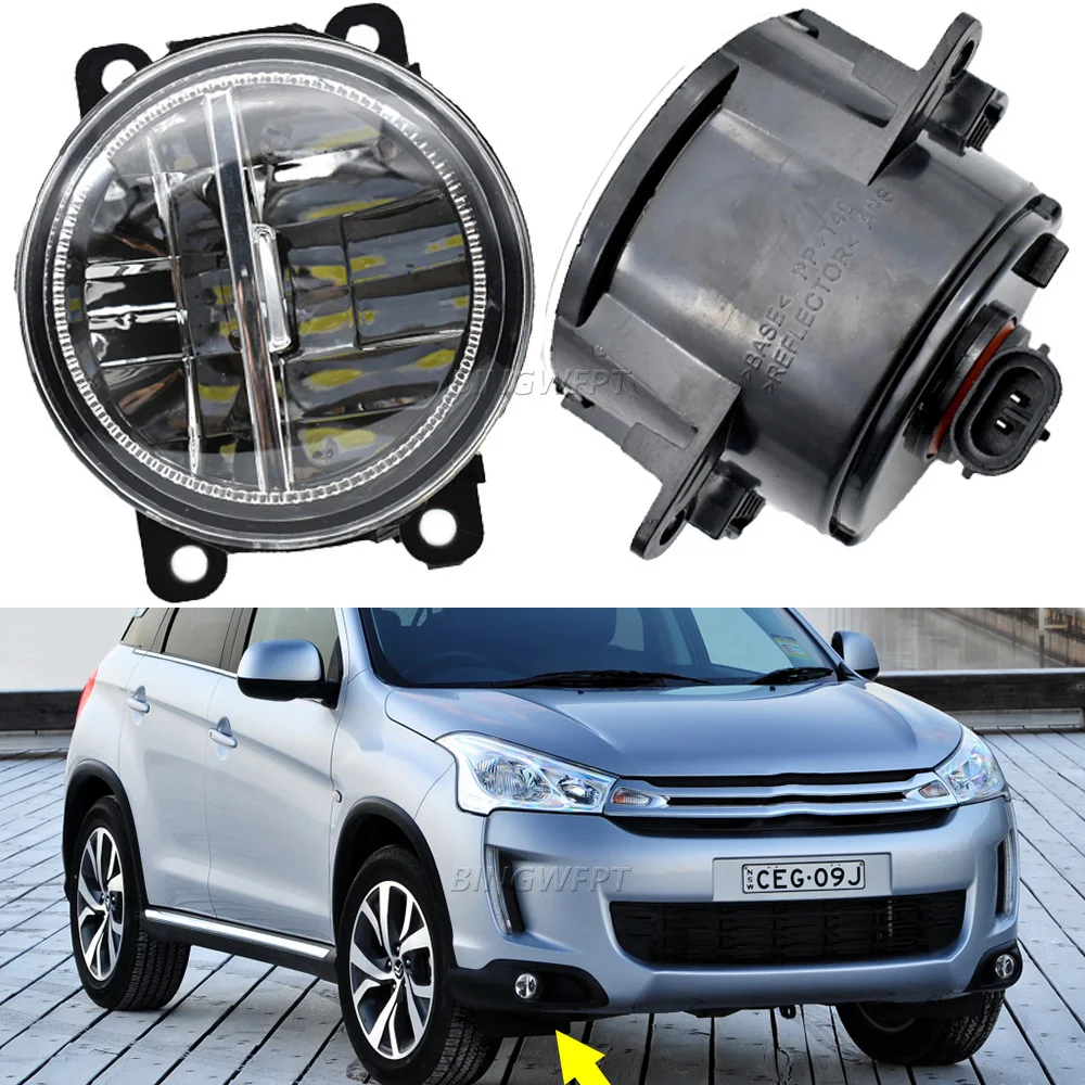 Car Styling 9-Pieces LED Fog Light Fog Lamp for Citroen C4 AirCross ...