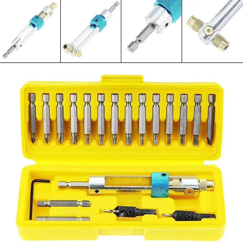 High Speed Steel Drill Driver Flip Drive Half Drill Bits Screwdriver ...