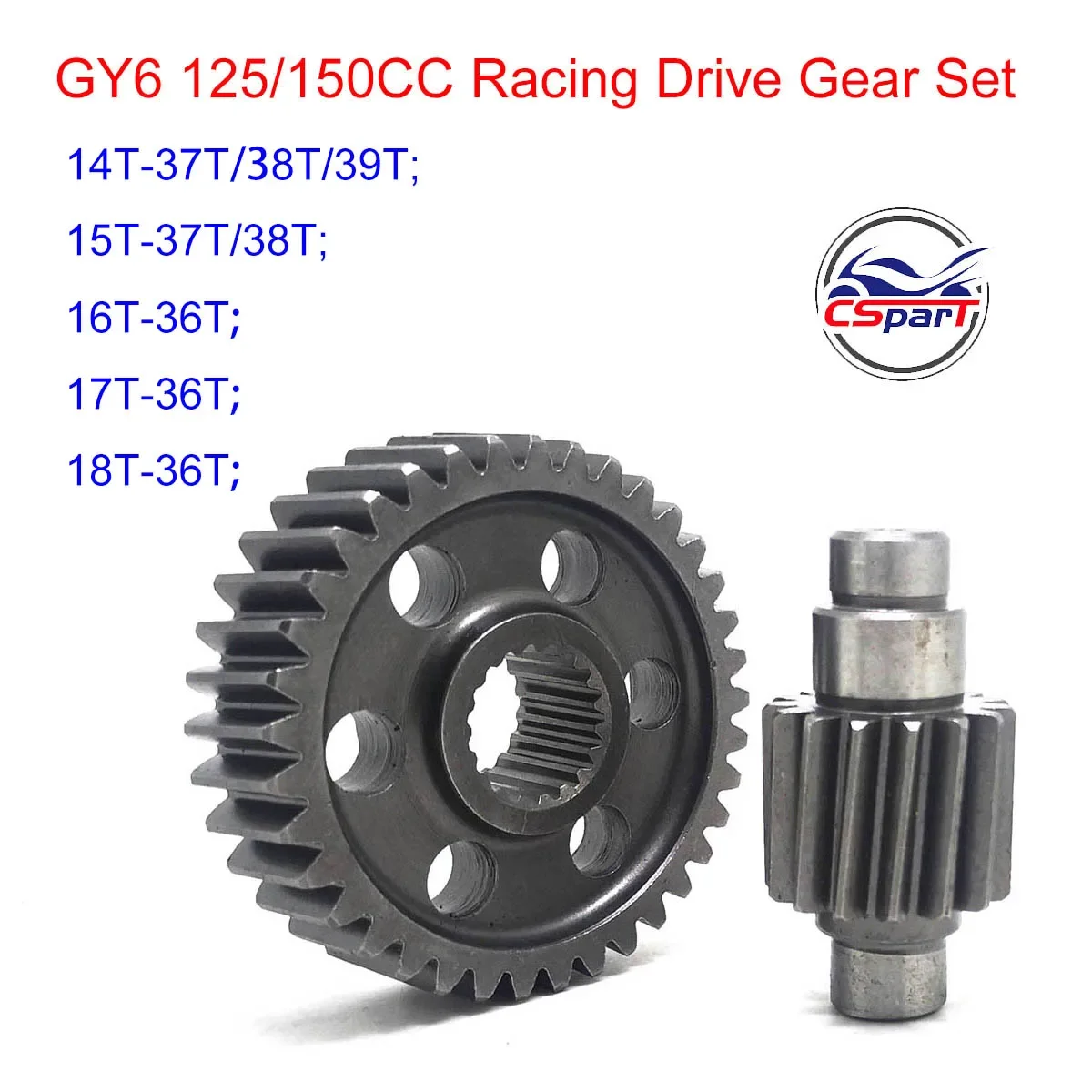 Racing-Transmission-Gear-Set-14T-15T-16T-17T-18T-GY6-125-150-152QMI ...
