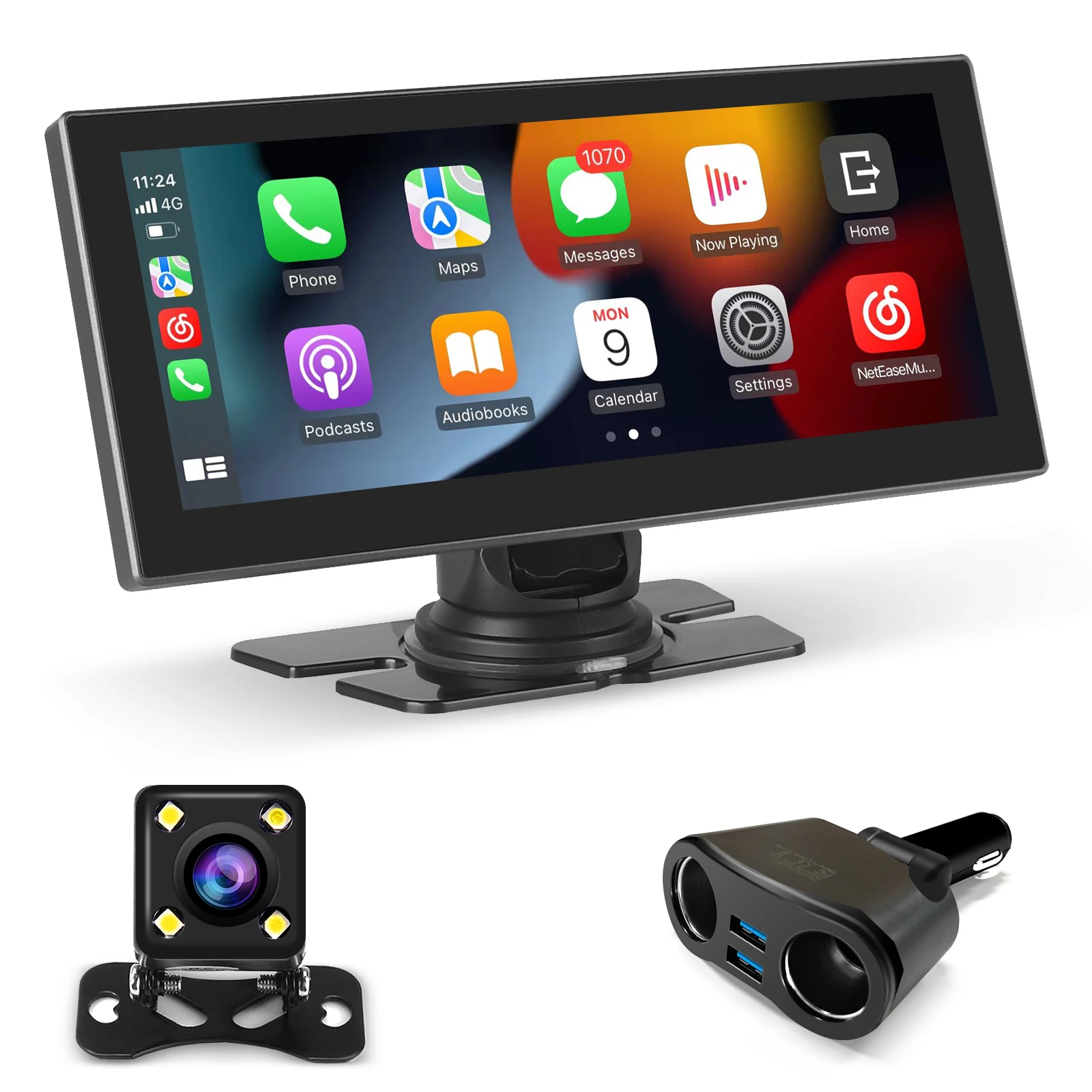 Road Top Large Display 8.8 Inch Touch Screen Wireless Carplay Android ...