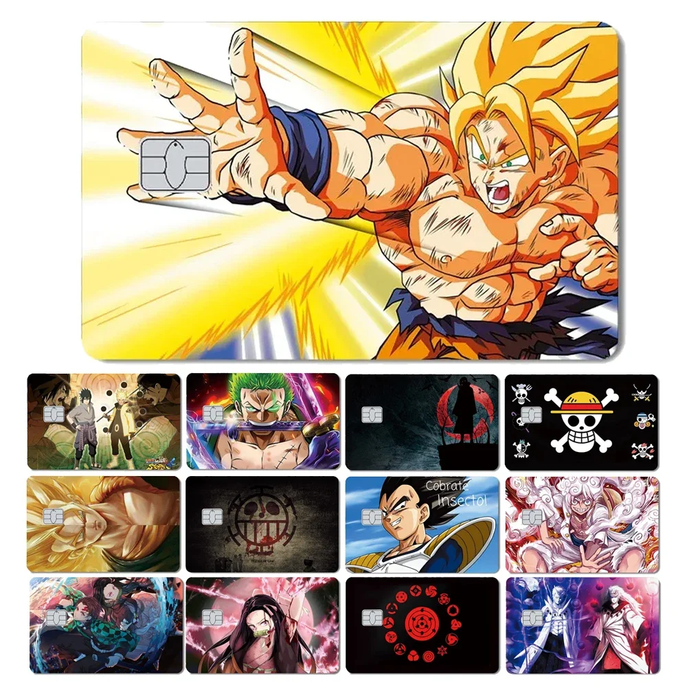 Cool-Anime-Dragon-Ball-One-Piece-Luffy-Goku-Naruto-Credit-Debit-Metro ...