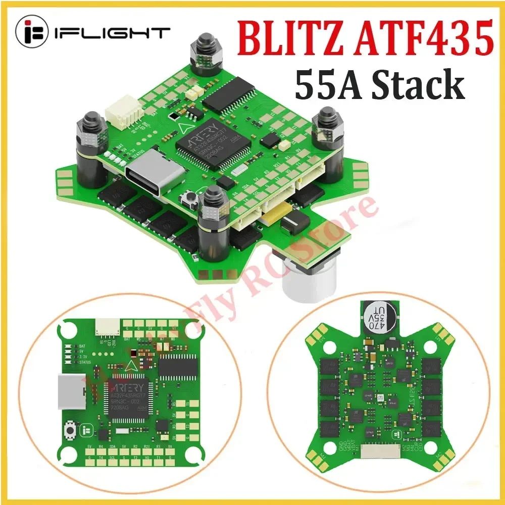 iFlight-BLITZ-ATF435-55A-Stack-BLITZ-ATF435-Flight-Controller-with ...