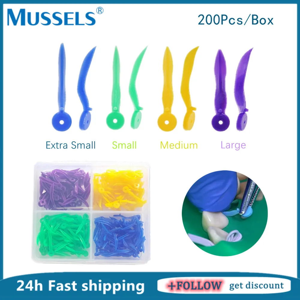 Disposable-Dental-Wedges-Plastic-Tooth-Gap-Diastema-Wedge-with-End ...