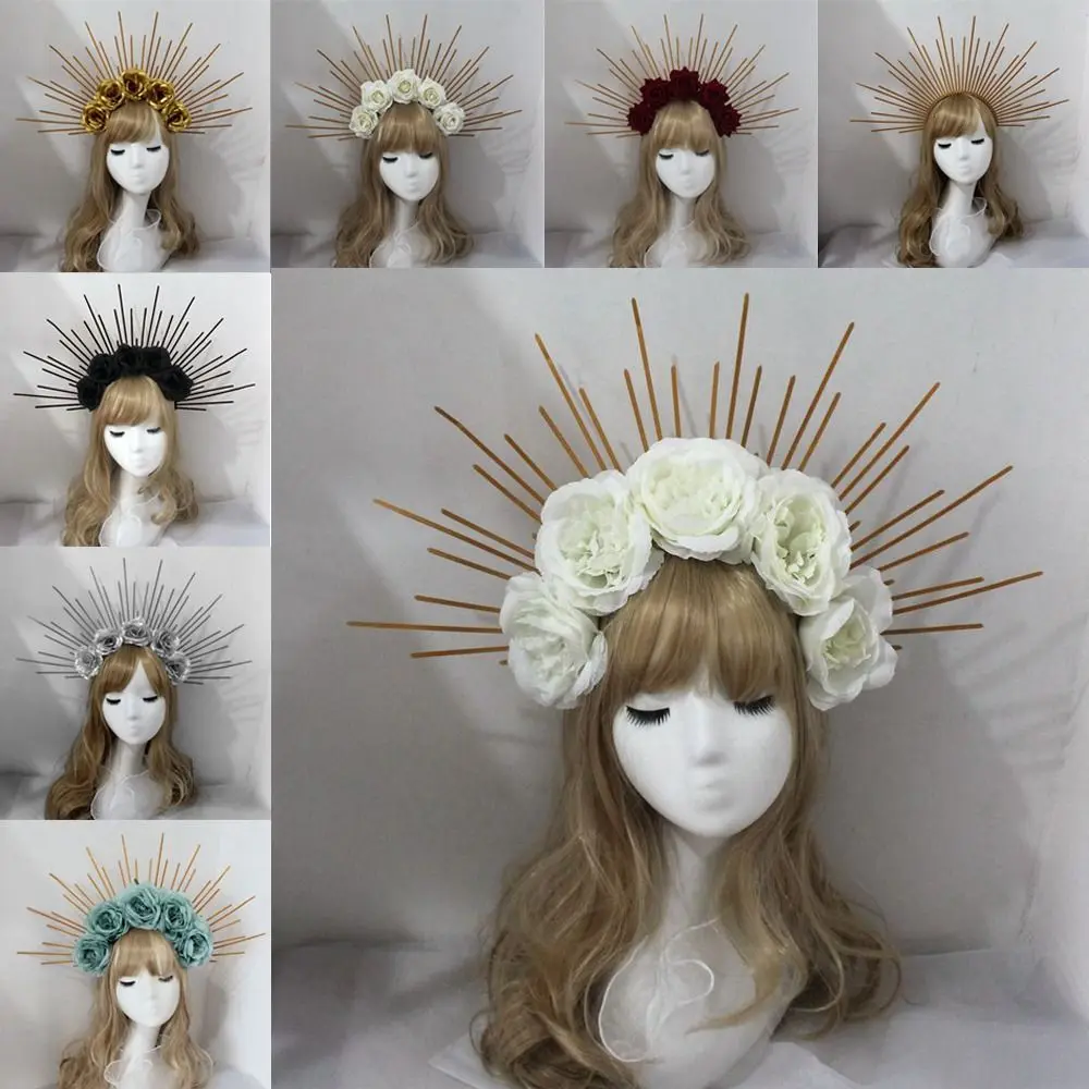 Headdress-Parts-Gold-Silver-Handmade-Wedding-Headpiece-Gothic-Lolita ...